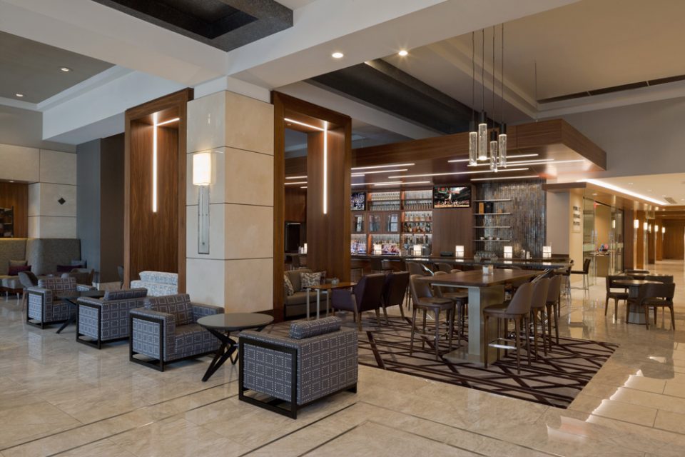 Using Millwork to Revitalize Tired Lobby | K2M Design