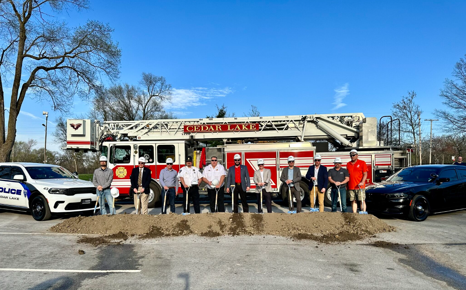 CEDAR LAKE SAFETY COMPLEX GROUNDBREAKING | Cedar Lake, IN | K2M Design